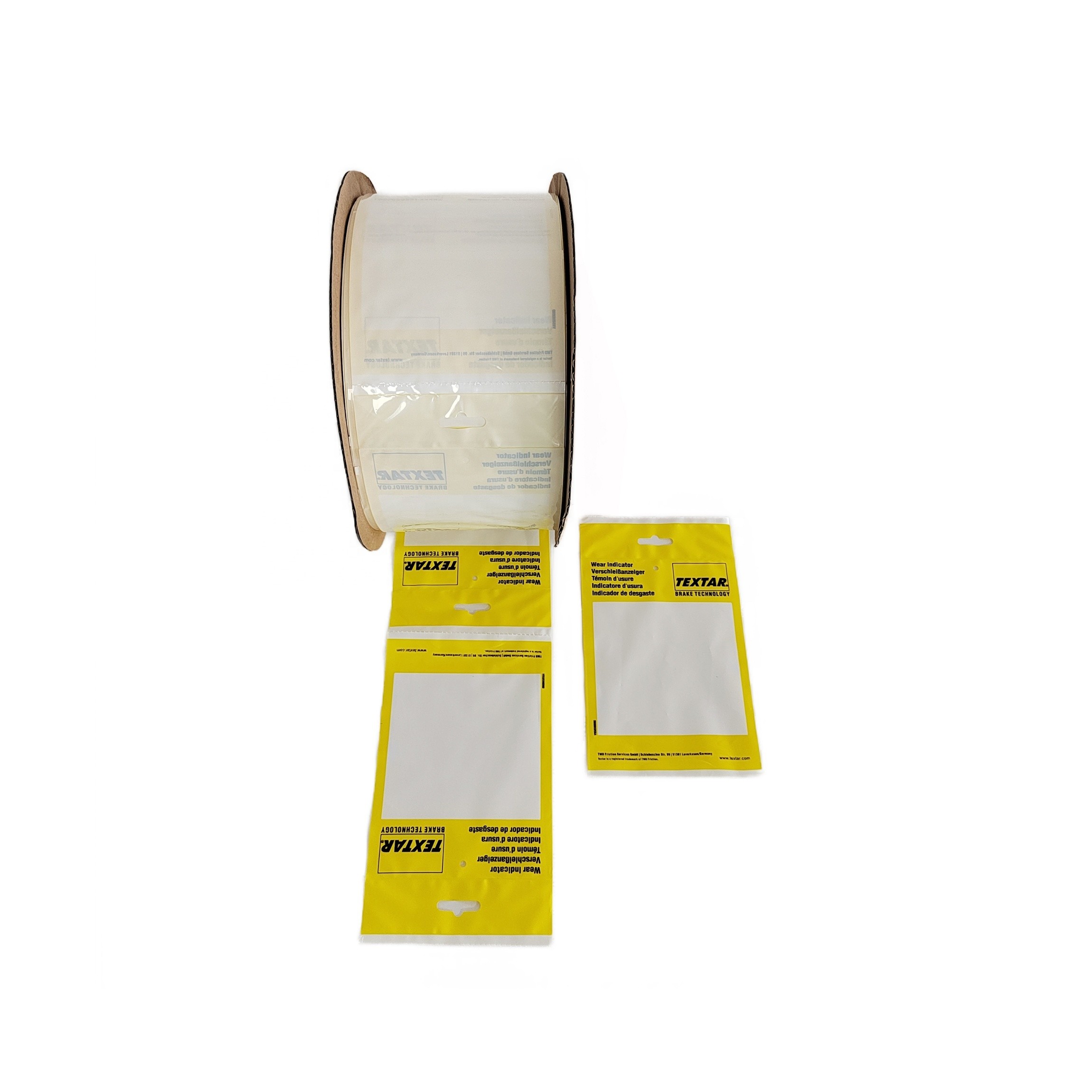 LDPE Perforating Auto Bag Pre Opened Poly Bags On A Roll For Automated ...